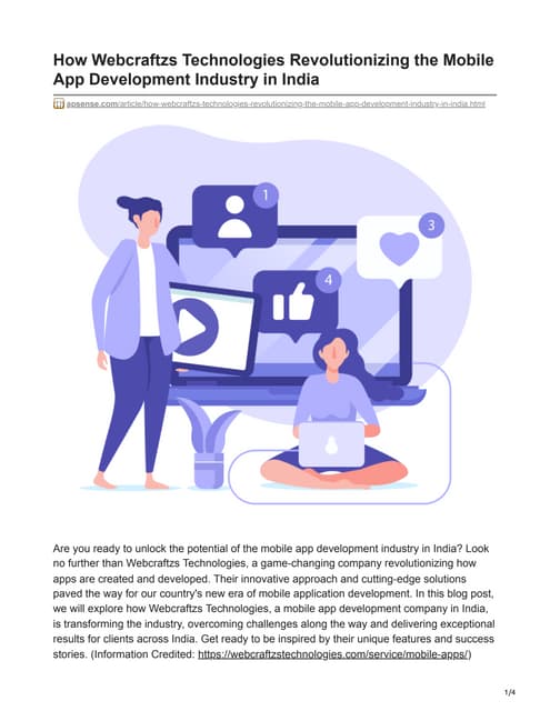 Unleashing Innovation: Mobile App Development in India | PPT Unleashing Innovation: Mobile App Development in India | PPT
