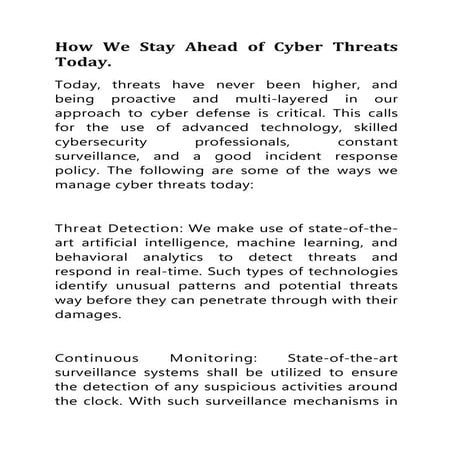 How We Stay Ahead of Cyber Threats Today.pdf
