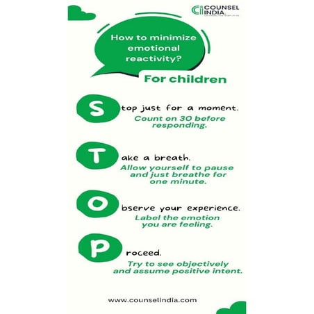 How to minimize emotional reactivity? | PDF