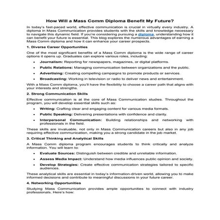 How Will a Mass Comm Diploma Benefit My Future.pdf