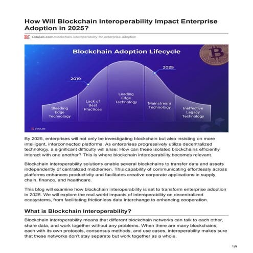 -How Will Blockchain Interoperability Impact Enterprise Adoption in ...