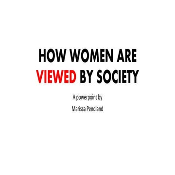 Presentation on women empowerment | PPTX