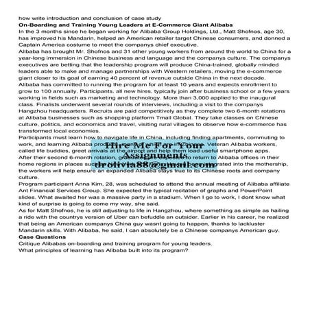 how write introduction and conclusion of case study OnBoar.pdf