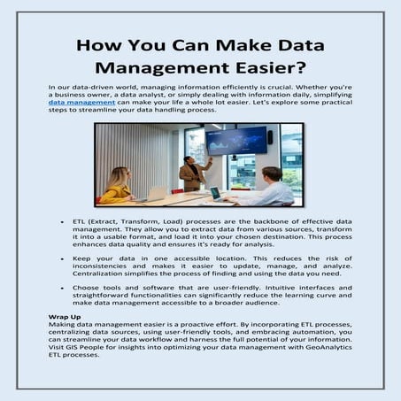 How You Can Make Data Management Easier | PDF