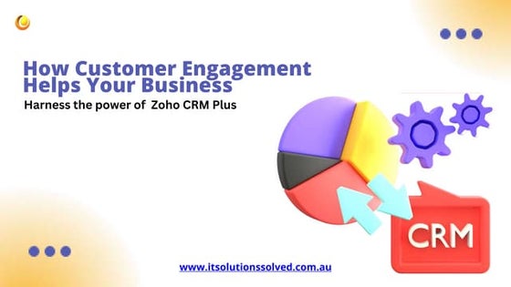 ZOHO CRM Power point presentation, Strategic CRM | PPTX