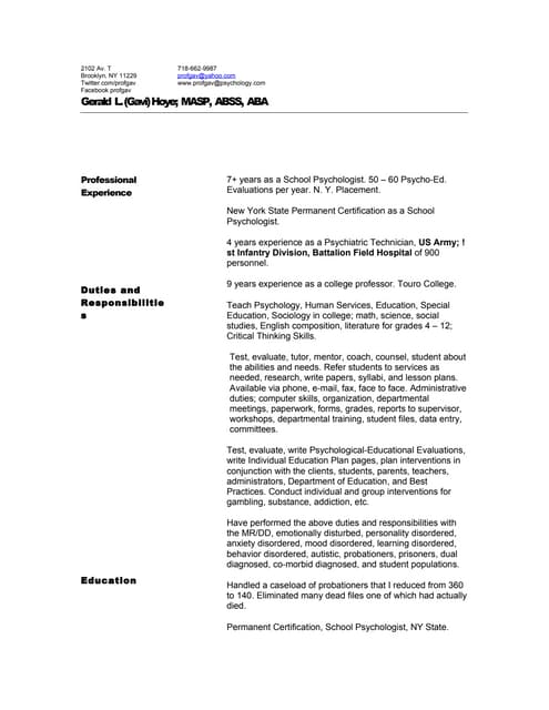 Jeff Resume (updated) | PDF