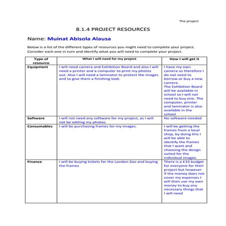 Hp.1.4 project resources | DOCX