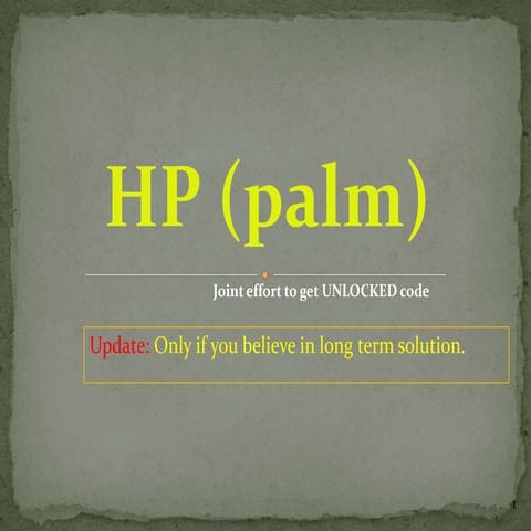 Hp purchases palm for $1.2 billion david novak (the gadgetgu-ycolumn ...