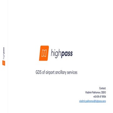 HighPass Startup Deck | PDF