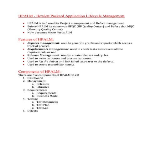 HP ALM | PPSX
