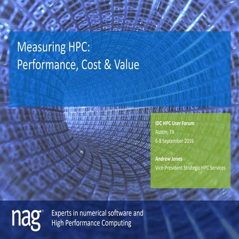 Measuring HPC: Performance, Cost, & Value | PPT
