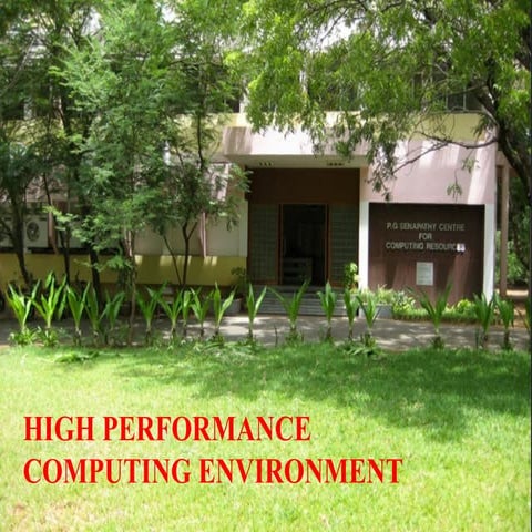 High performance computing capacity building | PPT