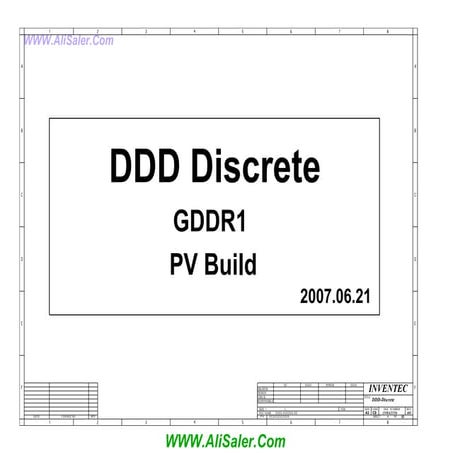 HP Compaq 6520s 6525s 6720s 540 541 Inventec DDD Discrete GDDR1 ...