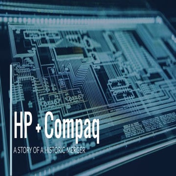 Hp+Compaq merger | PPT