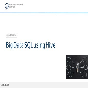 Hive Hadoop Sql Ppt