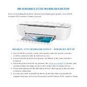 HP Deskjet 3755 Wireless Setup-How to Connect HP 3755 to Wifi