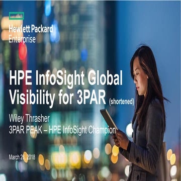 HPE InfoSight for 3PAR quickstart shortened v1 | PPT