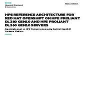 HPE Reference Architecture for Red Hat OpenShift on HPE ProLiant DL380 ...