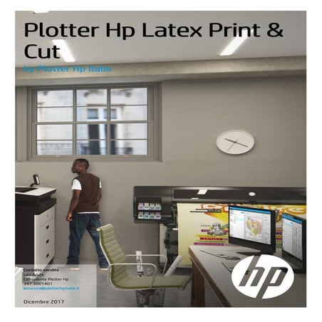 Plotter Hp Latex Print & Cut brochure | PDF