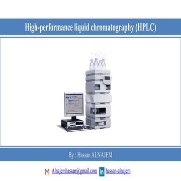 High performance liquid chromatography | PPT