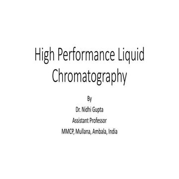 Hplc Pptx