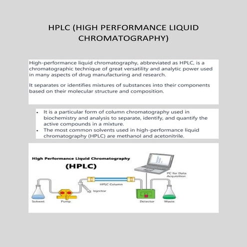 HPLC | DOCX