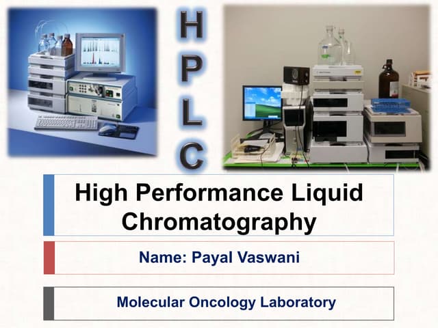 High performance Liquid Chromatography | PDF
