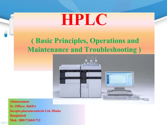 HPLC method development | PPTX