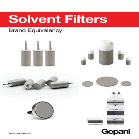 Solvent Filters Gopani filters Private Limited | PDF