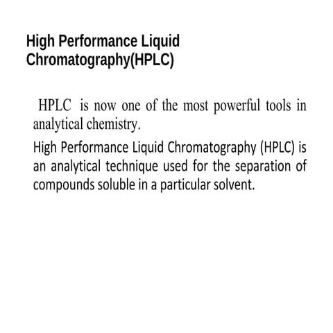 Hplc Ppt Ppt