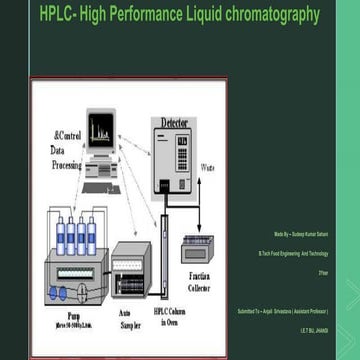 Hplc presentation | PPT