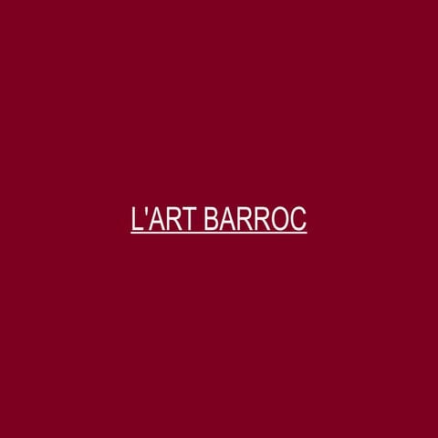 L'art barroc | PDF