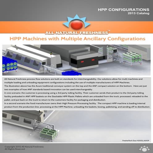 High Pressure Processing Machine with Multiple Ancillary Configuration | PDF