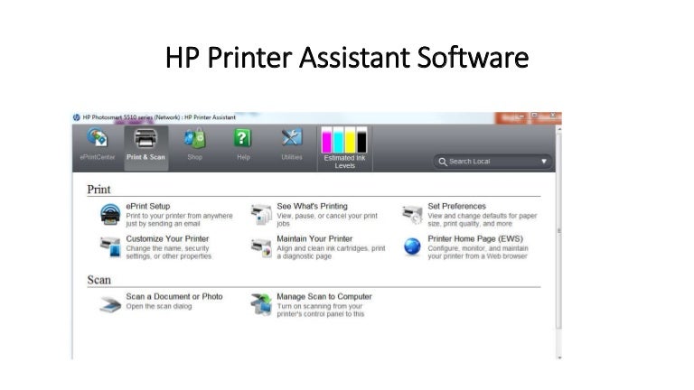 How to install Hp Printer Assistant for the window?