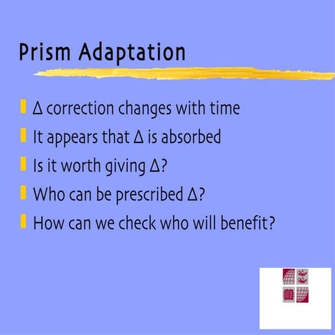 Prism adaptation | PPT