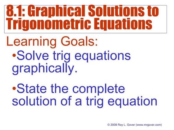 Core 4 Integrating Trigonometric Functions 2 | PPT | Physics | Science