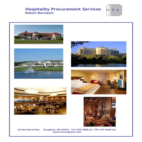 Hospitality Procurement Services | PPT