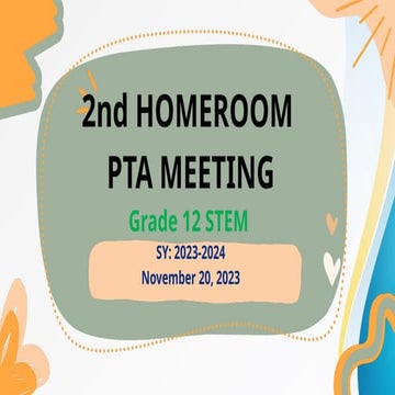Homeroom Parent Teacher Association -STEM-101.pptx
