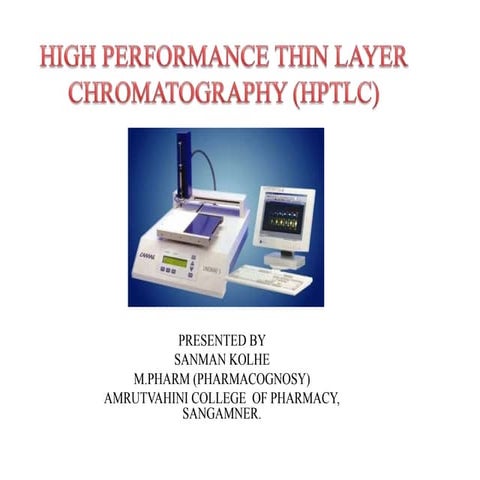 Hptlc | PPTX