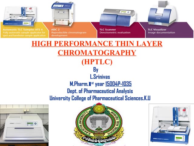 High Performance Thin Layer Chromatography(HPTLC) | PPTX