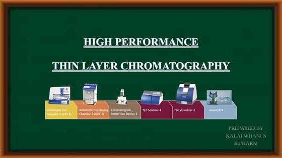 Hptlc presentation ppt | PPTX | Chemistry | Science