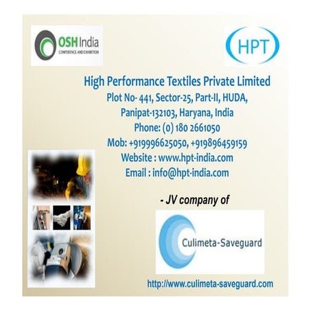 High Performance Textiles Pvt. Ltd Presentation | PDF