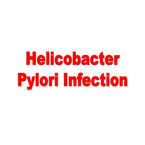 Helicobacter pylori | PDF