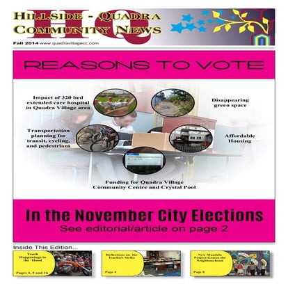 Hillside-Quadra Community News Fall 2014 | PDF