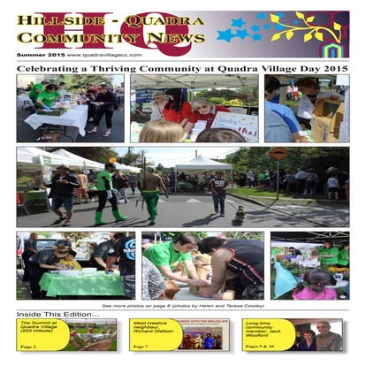 Hillside-Quadra Community News Summer 2015 | PDF