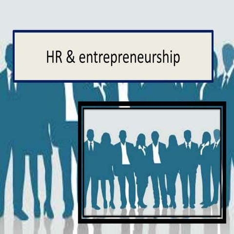 Hr entrepreneurship | PPT