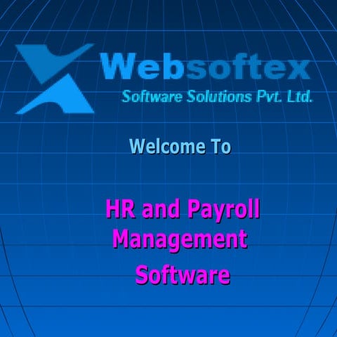 HR and Payroll Management System - Web Based | PDF