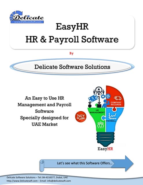 Middle East Payroll Overview | PPT