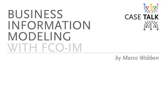 Mastering Fact-Oriented Modeling with Natural Language: The Future of Business Analysis | PPT