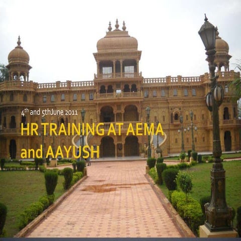 Hr aayush 2011 | PPT